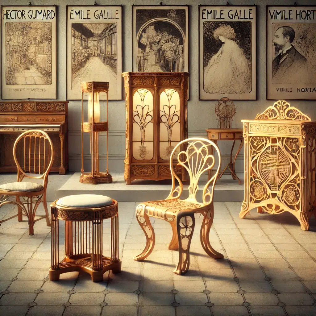 Le mobilier Art Nouveau : caractéristiques et designers